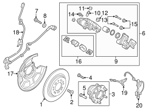 2016-2022 Kia OEM NEW 2016-19 Kia Optima Sportage Sedan Rear Hub ...