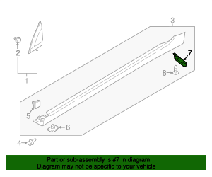 Genuine Deflector for 2017-2022 Hyundai Ioniq | Part# 87756-G2000 ...