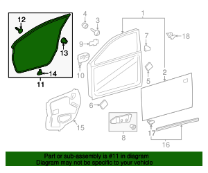 67862-06170 - Door Seal 2016-2018 Lexus | AutoNation Parts