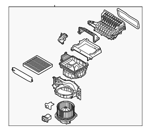 2024 Kia Seltos Blower Assembly 97100-Q5AA0 | TascaParts.com