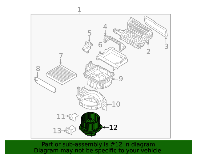 97100-Q5040 - Blower Assembly 2021-2022 Kia Seltos | Kia.Parts Store