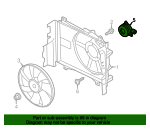 2014-2015 Mitsubishi Mirage Fan Motor 1355A302 | Mitsubishi Parts ...