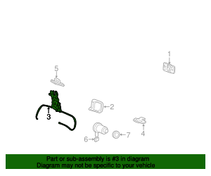 2000-2006 GM Liftgate Window Latch 15808595 | GMPartsDirect.com