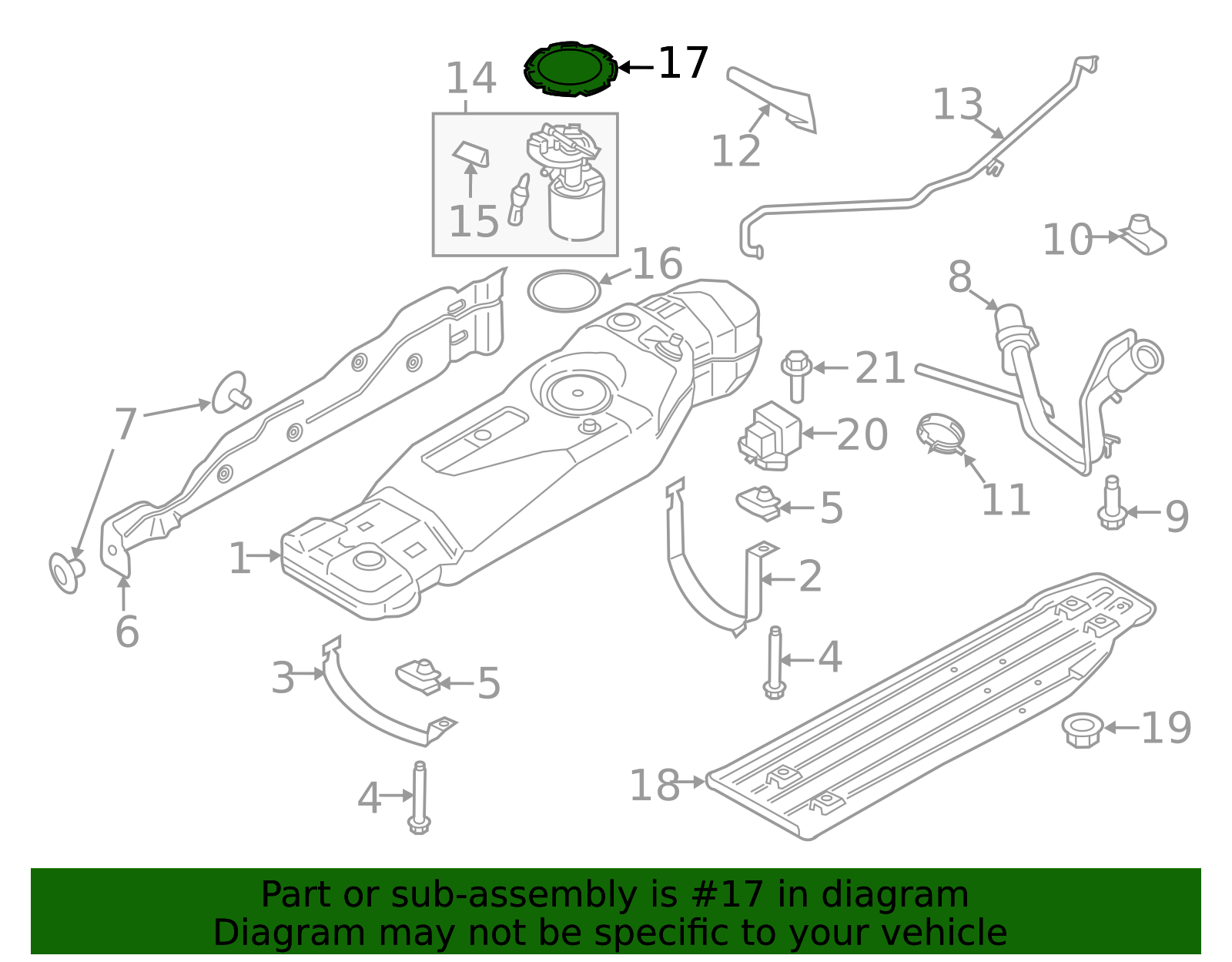 Genuine OEM Ford Part - Motorcraft™ Fuel Tank Lock Ring FPR-31 ...