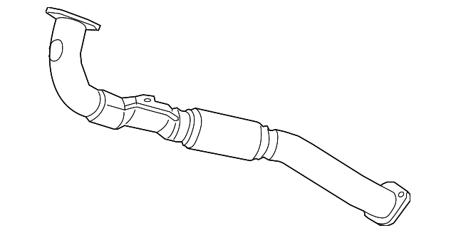 84029006 - Driver Side Exhaust Front Pipe - 2018-2020 GM | OEM Parts Quick