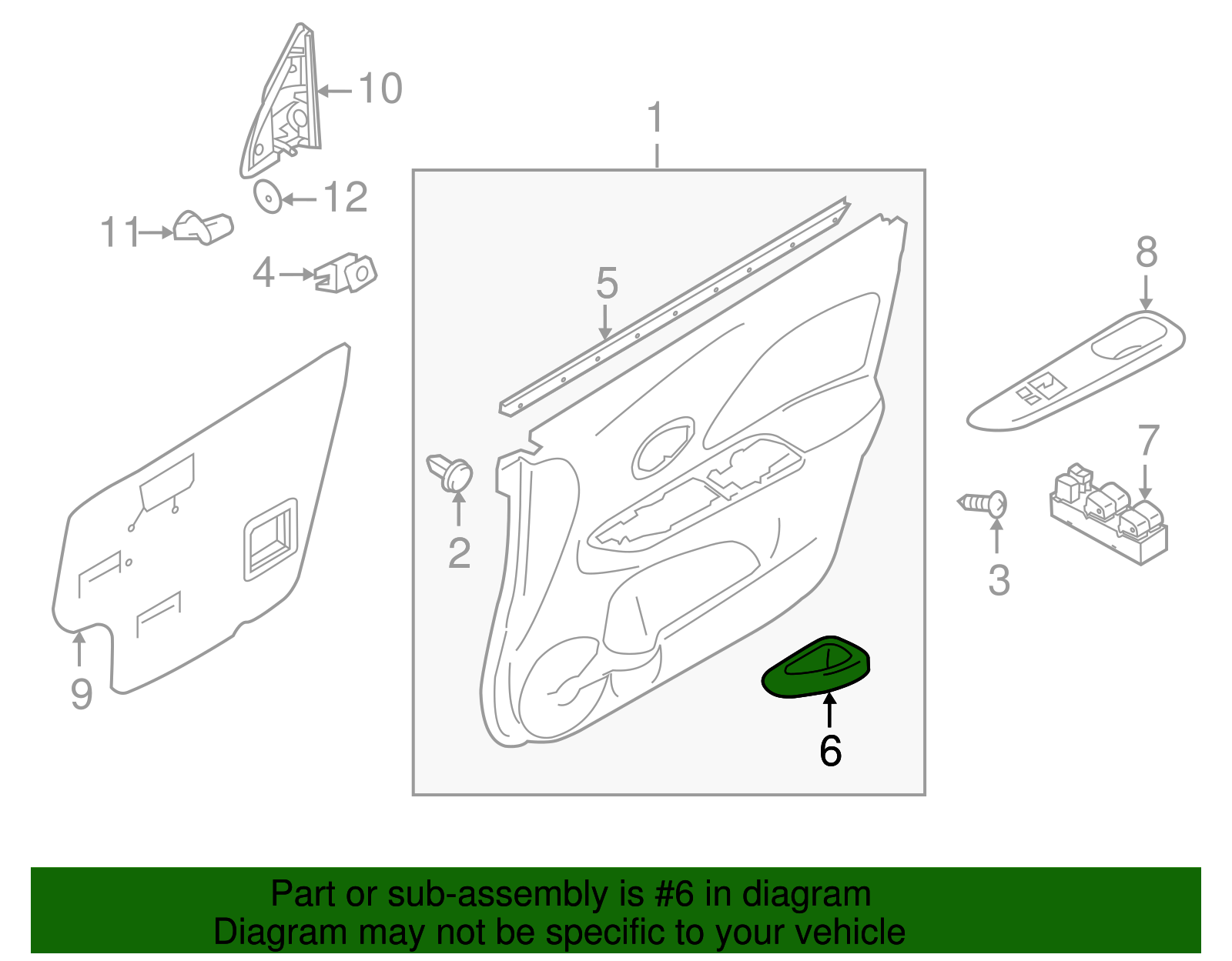 2012-2019 Nissan Pull Handle 80951-3BA0A | Scott Evans Nissan Parts