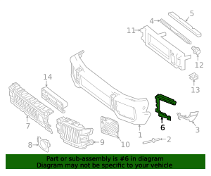 2013-2018 Mercedes-Benz Energy Absorber 463-885-02-37 | MB OEM Parts