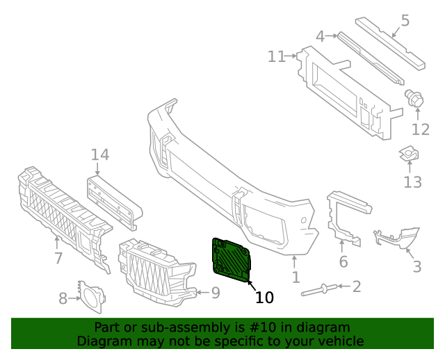 2013-2018 Mercedes-Benz Air Inlet Grille 463-885-06-22 | MB OEM Parts