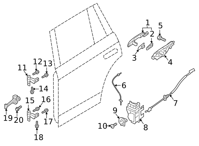 32131414 - Lock Actuator - 2016-2021 Volvo | Volvo OEM Parts Direct