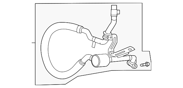 Air Conditioning Evaporator Hose 84940735 | GMPartsDirect.com