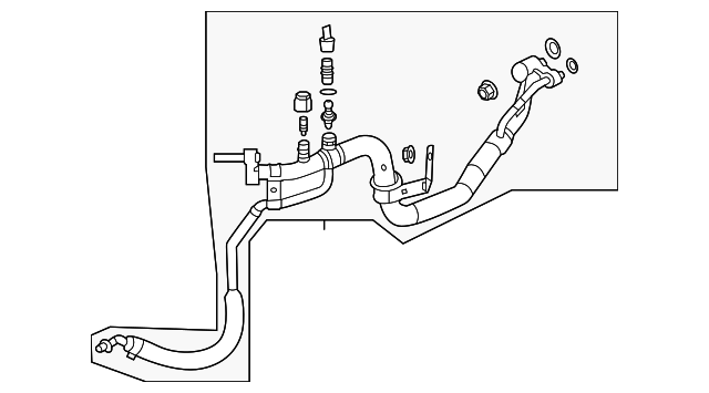 84826613 Air Conditioning Refrigerant Heat Exchanger 2020-2023 Cadillac ...
