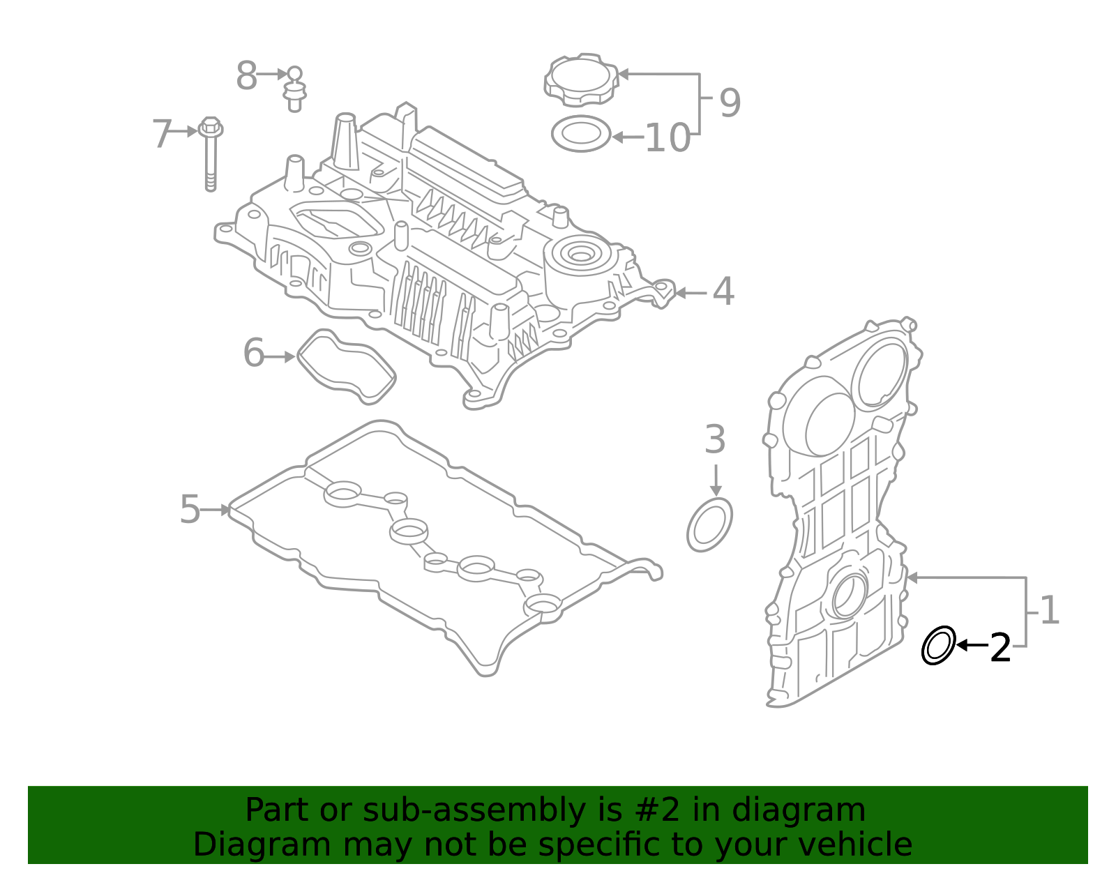 2006-2025 Hyundai Timing Cover Oil Seal 21421-2G100 | Retail ...