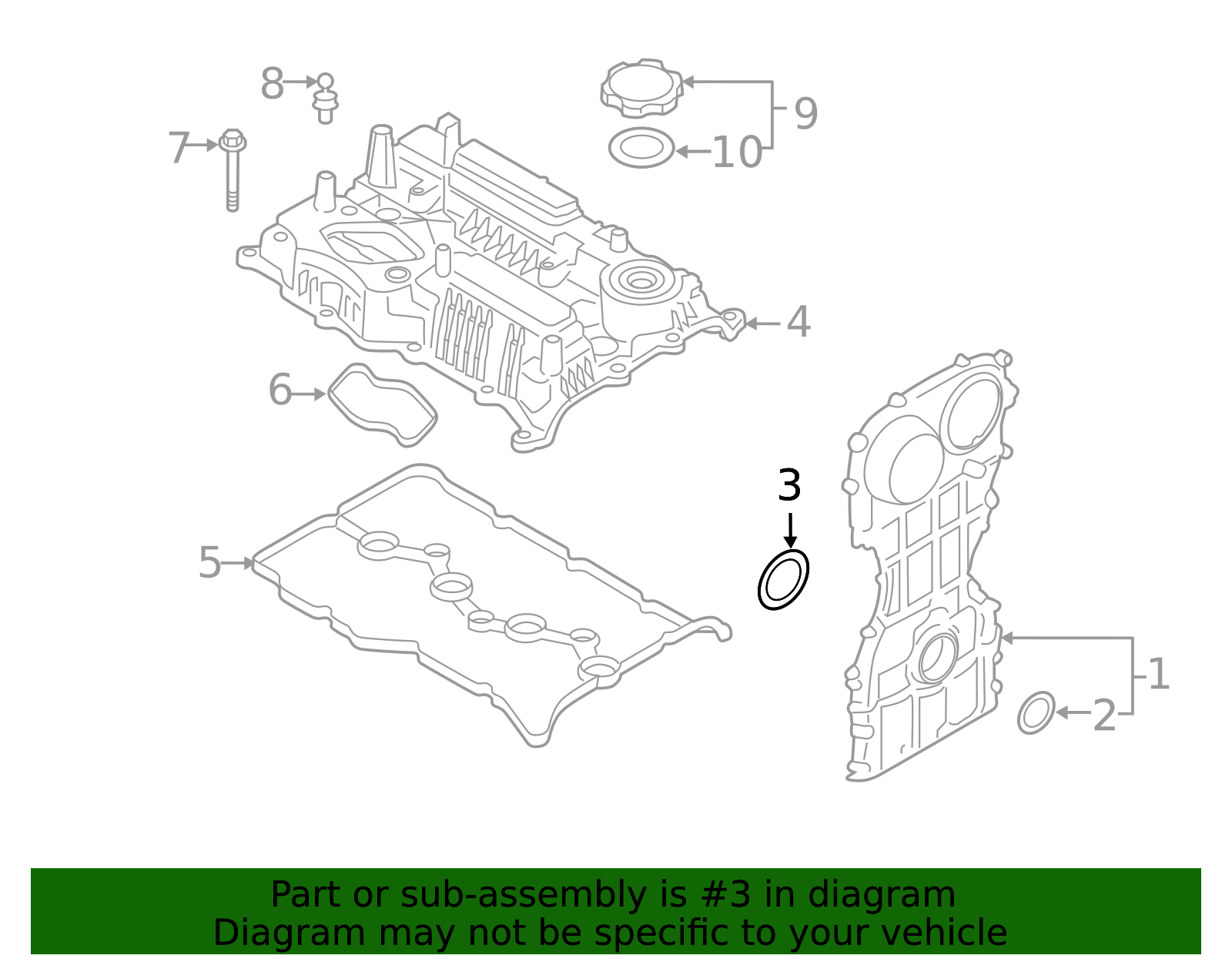 21443-2G000 - Rear Main Seal - 2006-2021 Hyundai | Conicelli Hyundai
