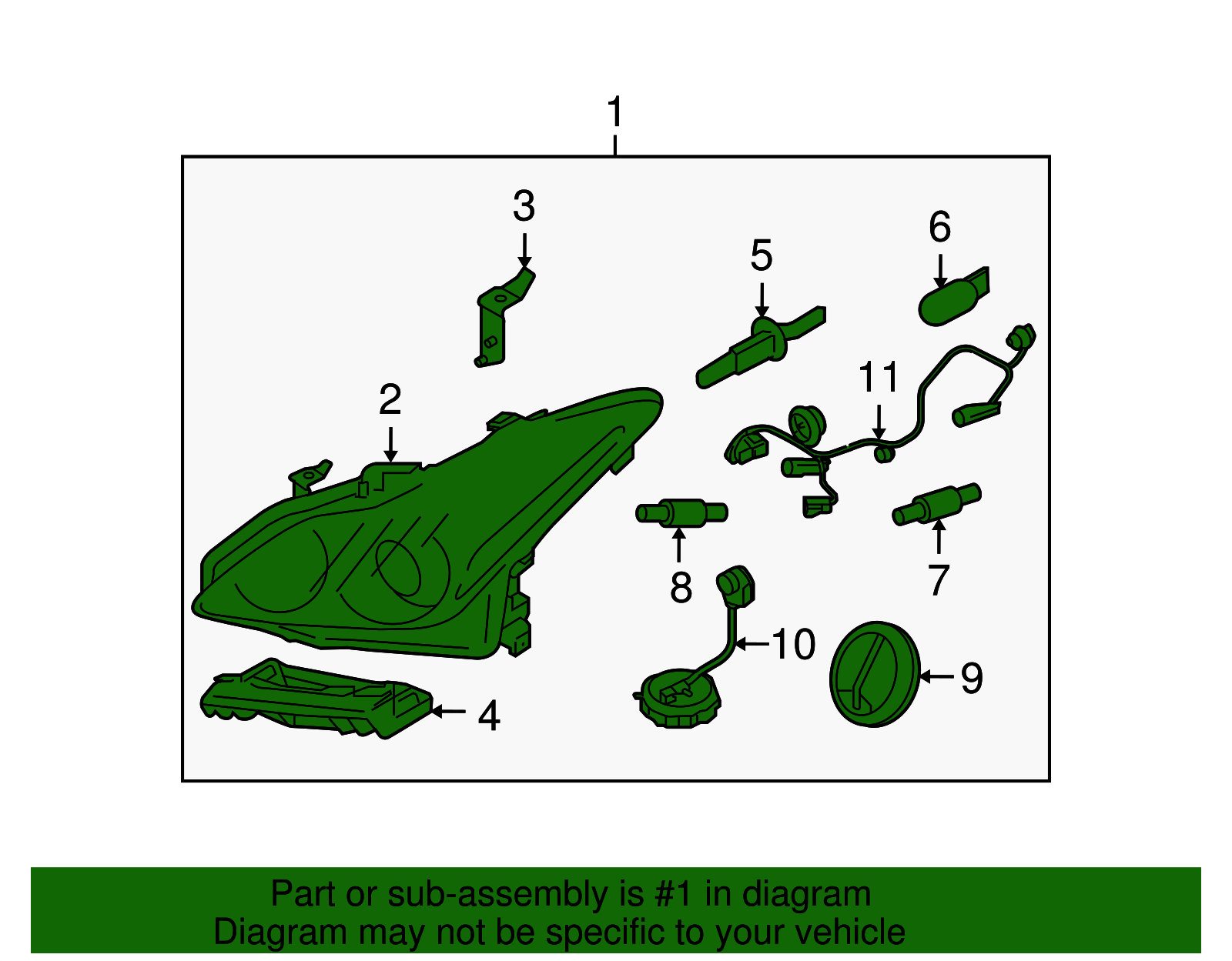2008-2010 Infiniti G37 Composite Assembly 26010-JL02B | INFINITI