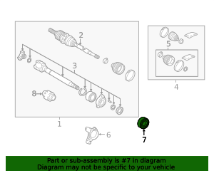 2018-2024 Toyota Axle Seal 9031150058 | AutoNationParts.com