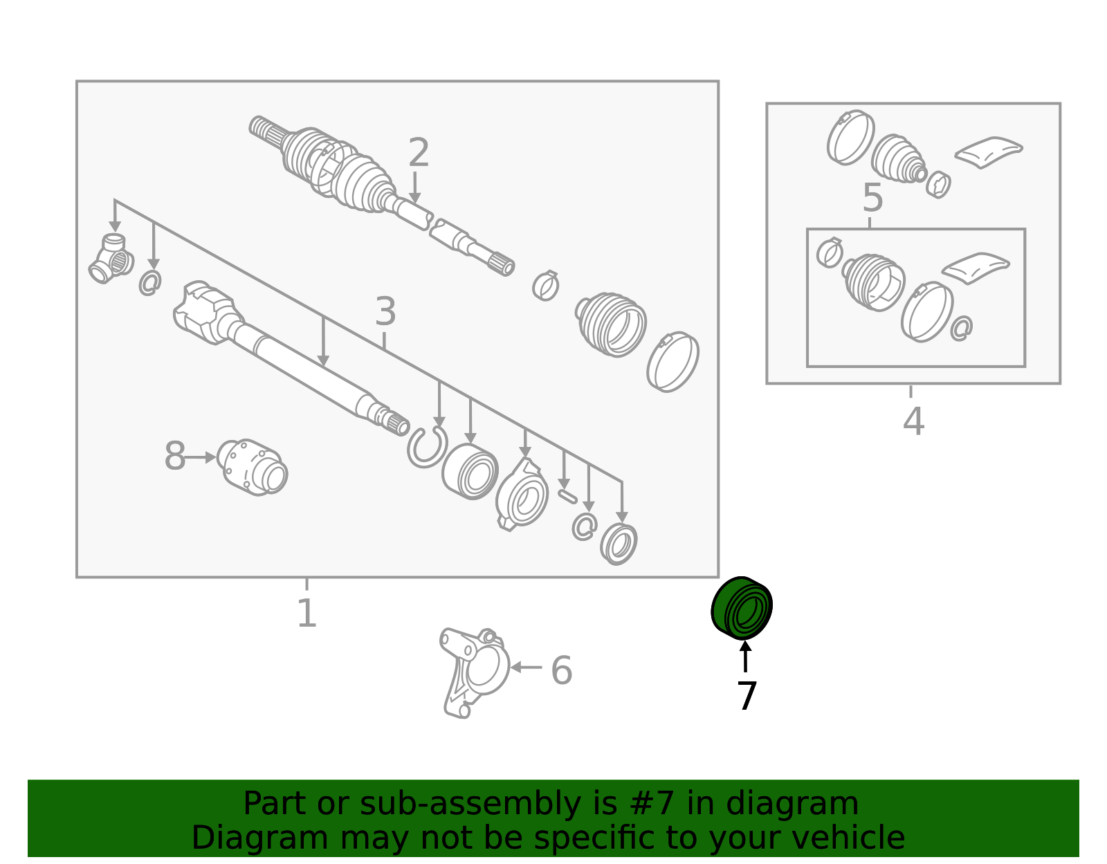Genuine Toyota Transfer Case Output Shaft Seal part# 90311-35056 for ...
