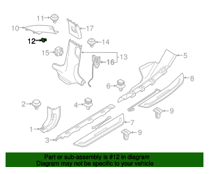 51-43-7-903-774 - Cover cap airbag 2009-2024 BMW | AutoNationParts.com