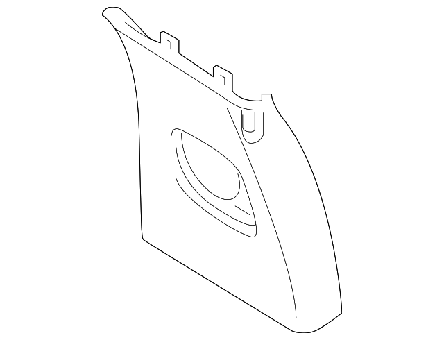 51438068525 - 2018-2022 BMW Upper Center Pillar Trim (51-43-8-068-525 ...