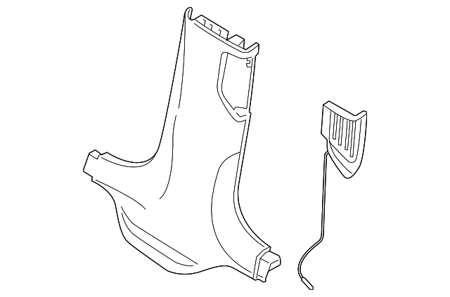 51-43-7-419-854 - Lower Center Pillar Trim - 2017-2023 BMW | BMW Parts ...