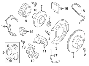 33406787015 - 2011-2018 BMW Rear Wheel Bearing (33-40-6-787-015) | BMW ...
