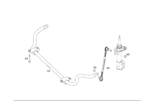 Front Torsion Bar for 2011 Mercedes-Benz GLK 350 | Mercedes-Benz USA Parts