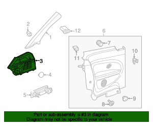 2012-2019 Volkswagen Beetle Upper Quarter Trim 5C5-867-762-A-82V | OEM ...