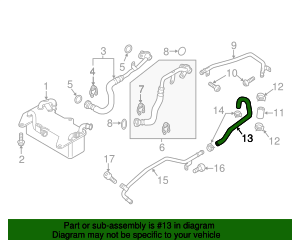 4G0-121-448-CG - Engine Coolant Hose 2016-2018 Audi | AutoNation Parts