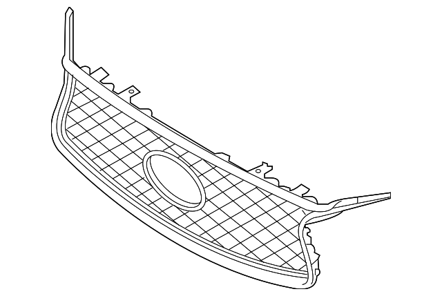 62310-5DA0A (623105da0a) - 2017-2018 Infiniti QX30 Upper Grille ...