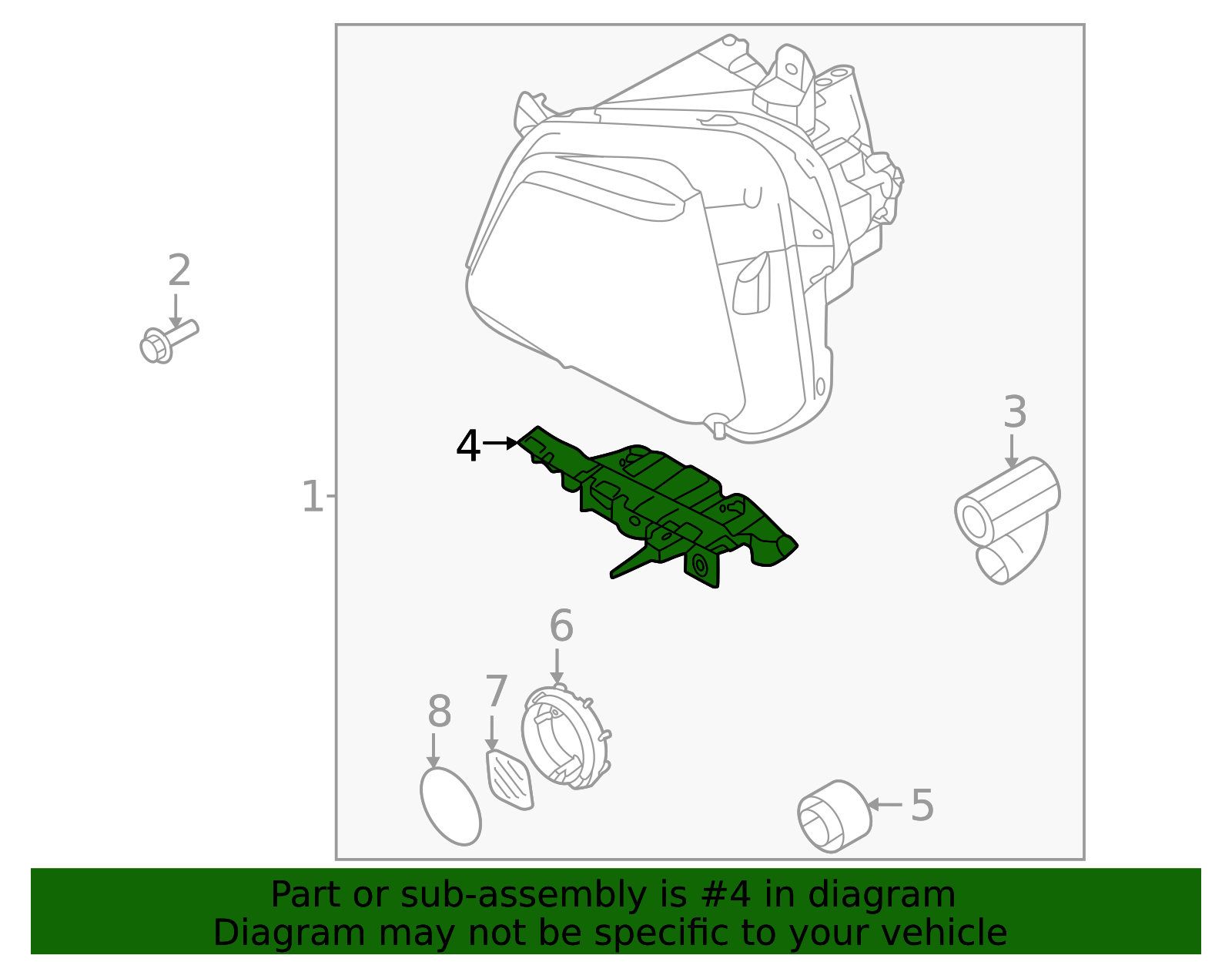 92153-CW100 - Headlight Bracket 2022-2024 Hyundai Tucson | AutoNation Parts