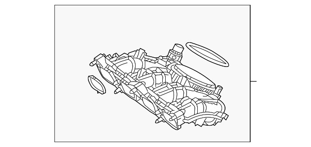 260-090-59-00 - Charge-Air Distributor Mercedes-Benz USA Parts