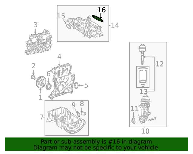 000-997-78-04 - Engine Air Intake Hose O-Ring 2019-2023 Mercedes-Benz ...