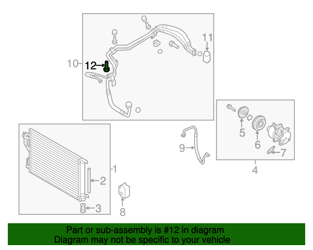 2017-2020 Kia Sportage Pressure Switch 97721-D9000 | TascaParts.com