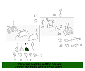 2010-2015 Lexus GX460 Switch 84975-60050 | OEM Parts Online