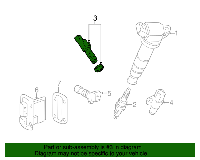 2010-2024 Toyota Control Valve Solenoid 15340-31030 | Toyota Parts Center