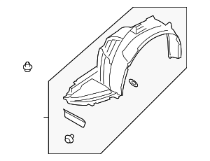 2011-2014 Subaru Impreza Fender Liner 59110FG050 | Subaru Parts Store