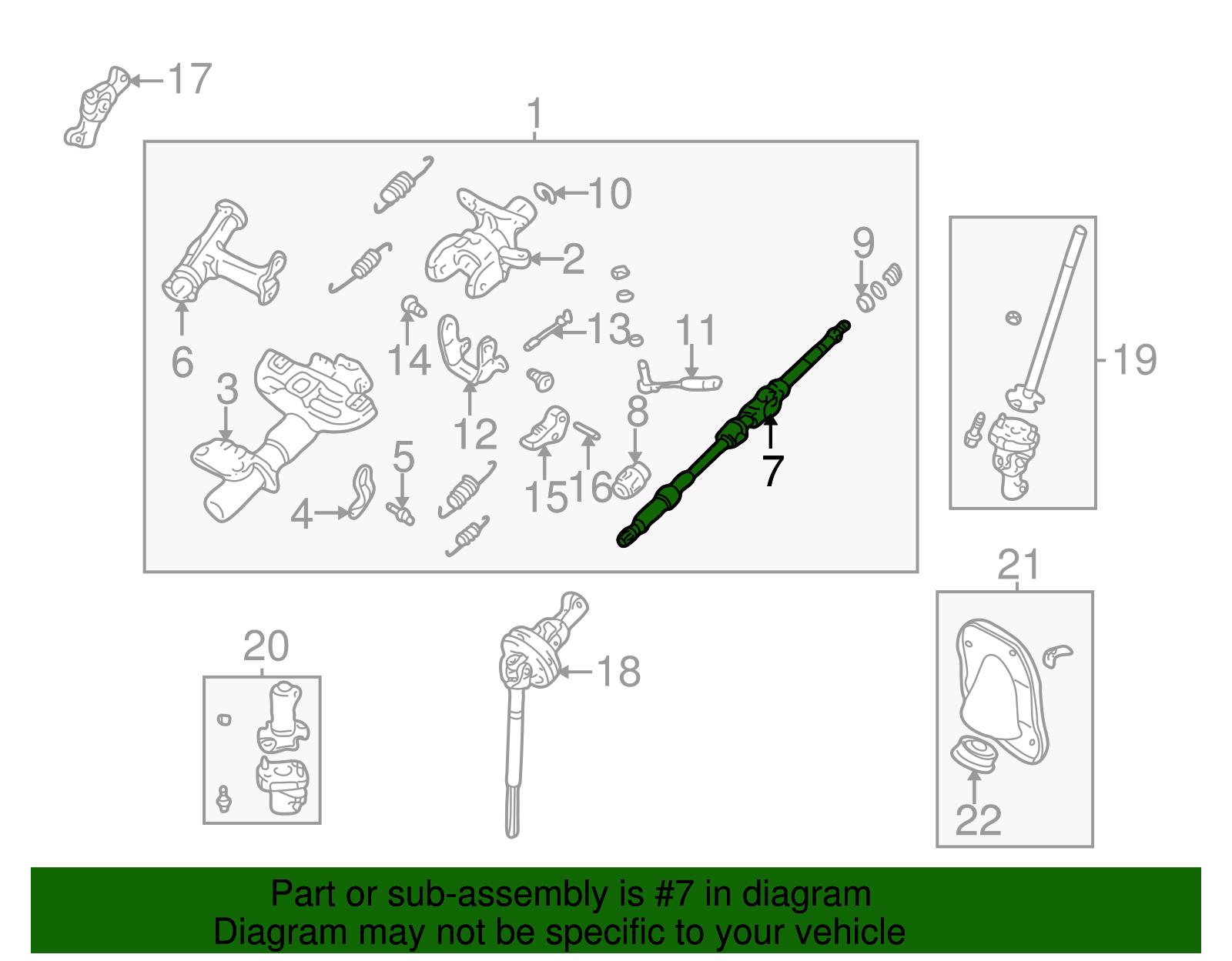 1998-2004 Toyota Main-Shaft 45210-60121 | OEM Parts Online