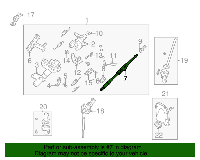 1998-2004 Toyota Main-Shaft 45210-60121 | OEM Parts Online