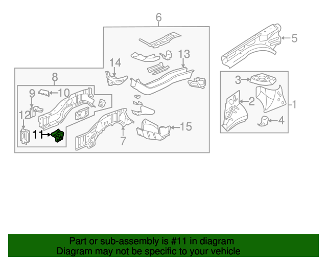 2010-2017 GM Suspension Support - Driver's Side (LH) 25792282 ...