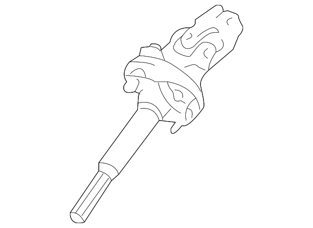 45220-35170 - Intermediate Shaft - 2003-2010 Toyota | OEM Genuine ...