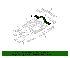 65151-3E000 - Front Cross-Member 2003-2006 Kia Sorento | Kia.Parts Store