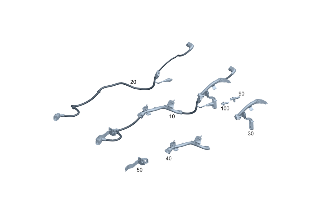 247-540-03-00 - Electrical Wiring Harness 1959-2025 Mercedes-Benz ...