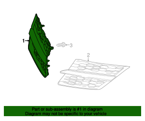 2013-2015 Toyota RAV4 Grille 53105-0R010 | Toyota Parts Center