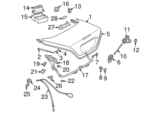 Mercedes-Benz OEM Lift Cylinder Part# 170-750-00-36 | OEM Vehicle Parts