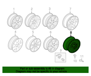 Factory Direct OEM Wheel, Steel Part# 4L2Z-1015-AA Fits 2003-2010 Ford ...