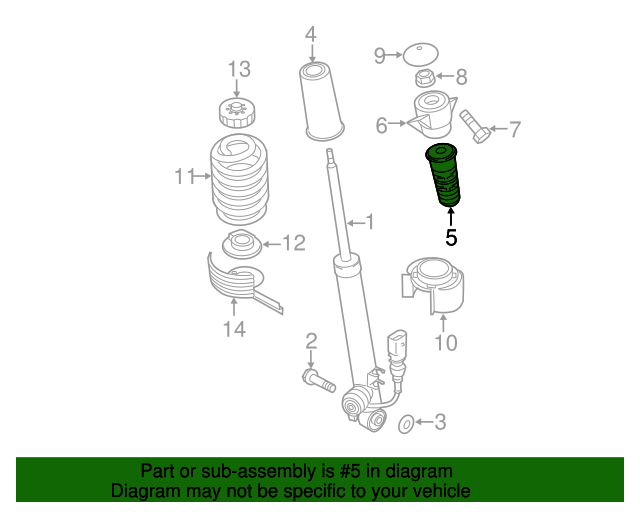8R0-512-131-E - Bumper 2009-2017 Audi | Audi OEM Parts