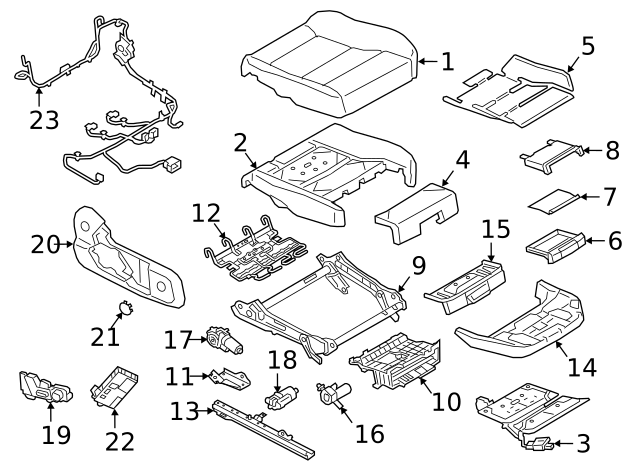 31699035 - Seat Storage Drawer 2019-2024 Volvo | AutoNation Parts