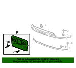 2019-2022 GMC Front License Plate Bracket 84428907 GM | GMPartsDirect.com