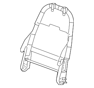 2004-2007 GM Seat Back Frame 22732998 | QuirkParts