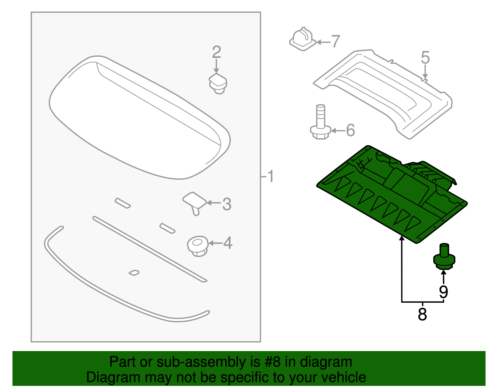 2008-2014 Subaru Impreza Hood Scoop 90817FG050 | AutoNationParts.com