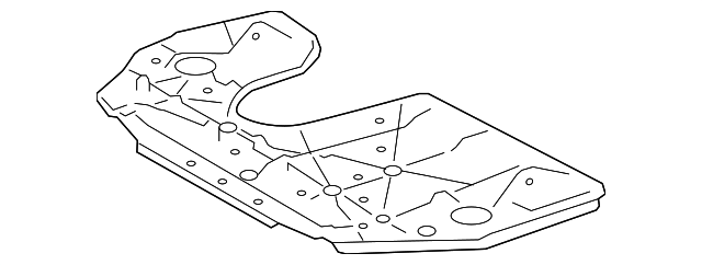 2017-2019 Toyota Highlander Rear Shield 51420-0E010 | Toyota Parts Center